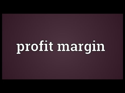 Profit margin Meaning