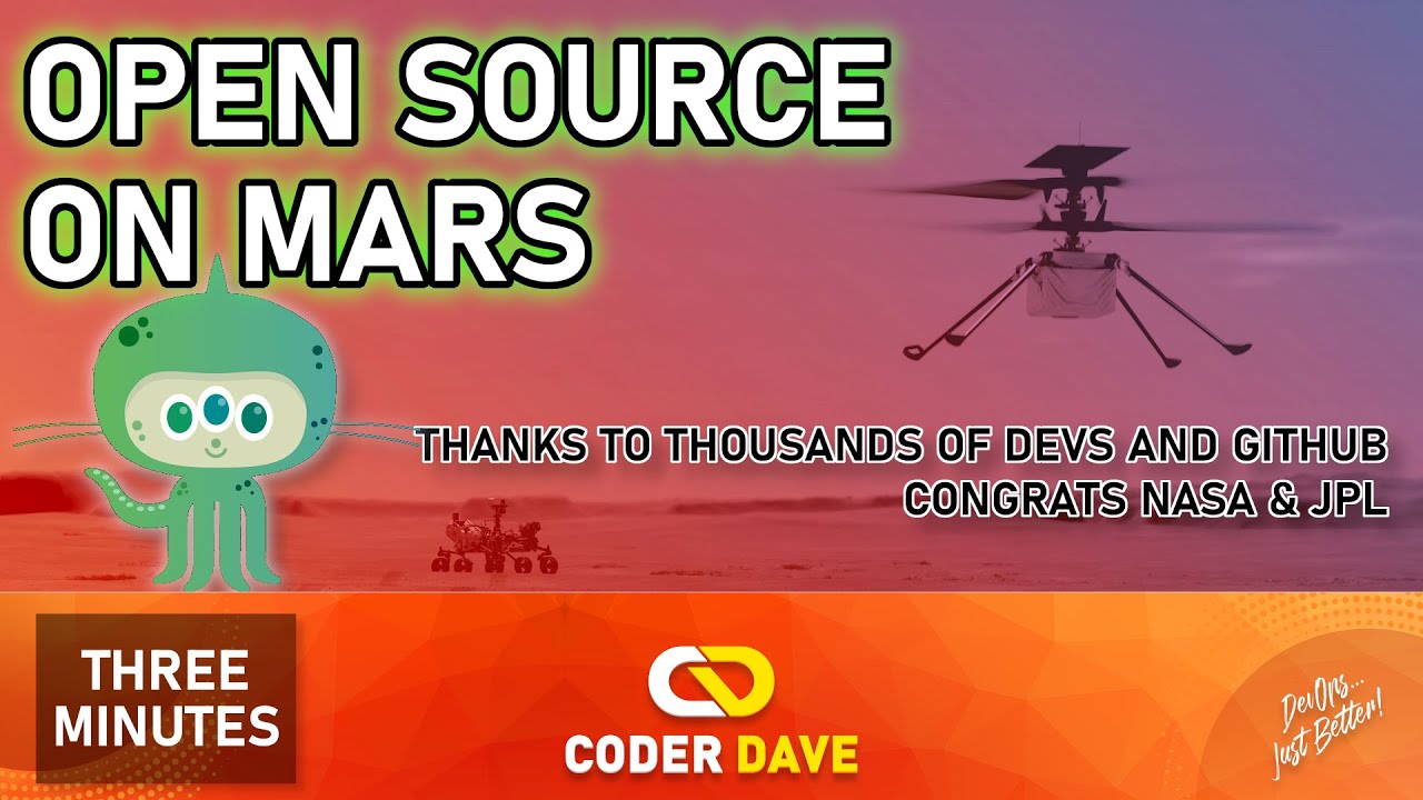 Nasa Open Source Goes to Mars | GitHub and the Ingenuity Helicopter