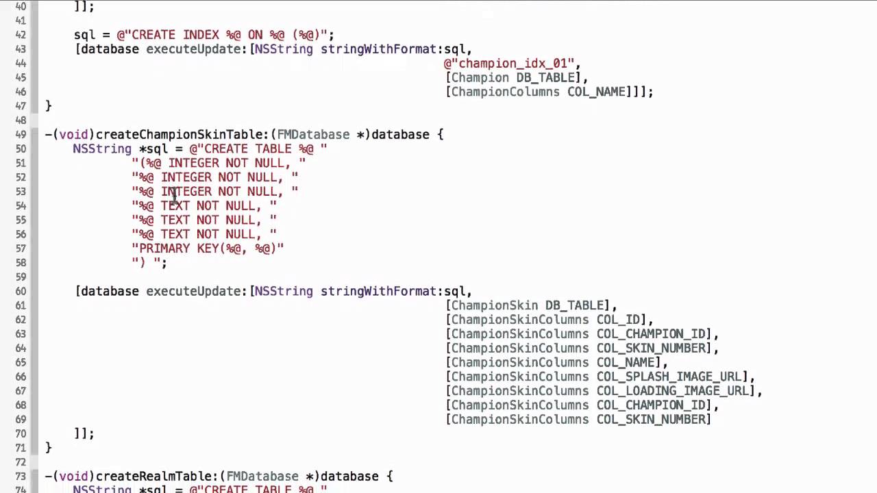SQLite: Creating a database in an iOS app