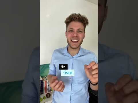 How to Pronounce the Ending “-ism” in English