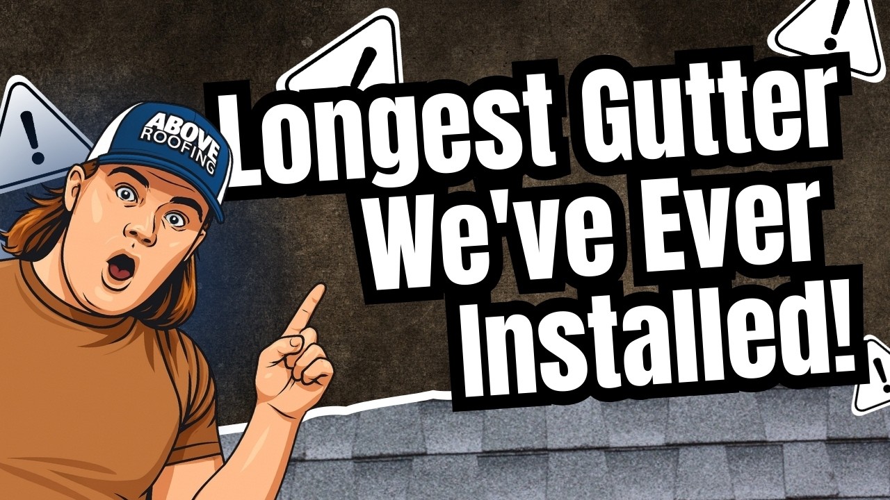 Why Seamless Gutters Matter | Watch Our Record 224-Foot Install in Action!