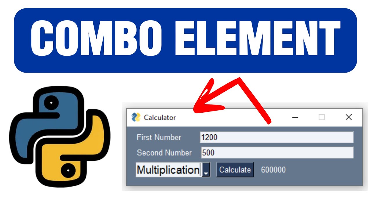 Combo Element With Python PySimpleGUI - Tutorial 6
