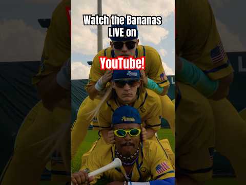 EVERY Bananas game is FREE here! #savannahbananas #shorts #dance #baseball #tiktok #sports #tricks