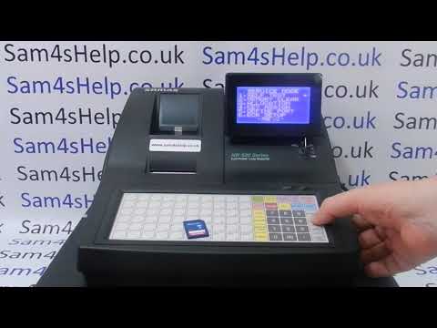 How To View Till Memory Allocation Sam4S NR500 / NR510F / NR520F / NR510B / NR520B Cash Register