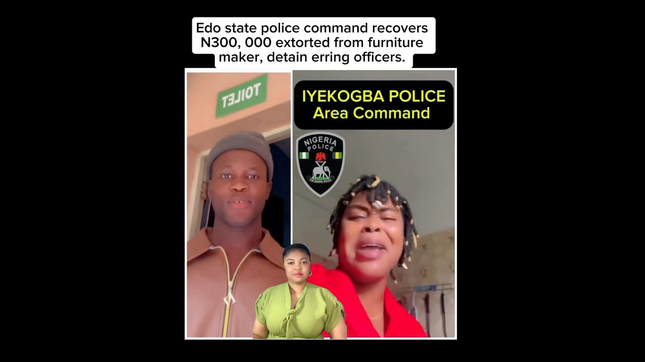Edo state police command recovers N300, 000 extorted from furniture maker, detain erring officers