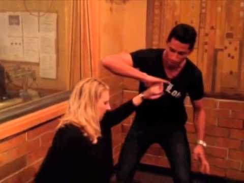 OCS Lions Goalie Miguel Gallardo Teaches Jana Banana How to Dance