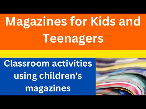 Magazines for kids and teenagers in India and Library activities using childrens magazines