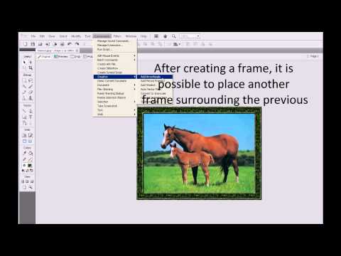 Fireworks: Add a frame to your image