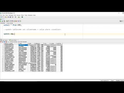 SQL COMMANDS | COMMANDS IN ORACLE | DDL | DML | TCL | DCL COMMANDS IN ORACLE