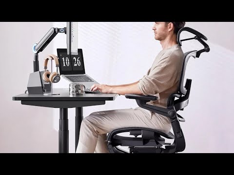 HINOMI H1 Pro V2 Ergonomic Office Chair with Foot Rest (Yellow, Standard)