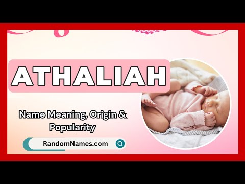 Athaliah - Baby Girl Name Meaning, Origin & Popularity - RandomNames.com
