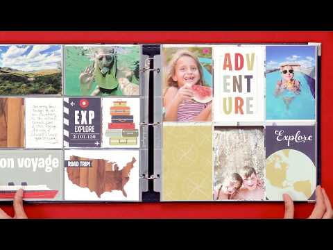 What To Do With Vacation Photos - Easy Albums™ | Scrapbook.com Exclusive