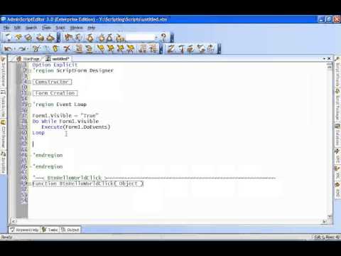 Admin Script Editor | Bob Kelly