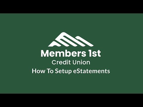 M1CU.ORG | Online Banking Tutorials: How to setup eStatements