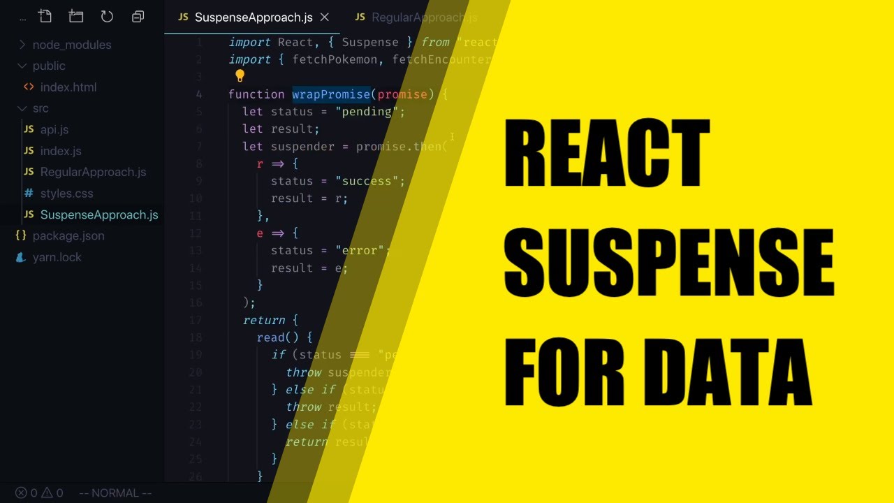 First Look at ReactJS Suspense For Data Fetching