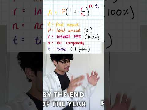WTF Is E? Euler's Number FINALLY Explained! #maths #education #learning #eulertheorem #educational