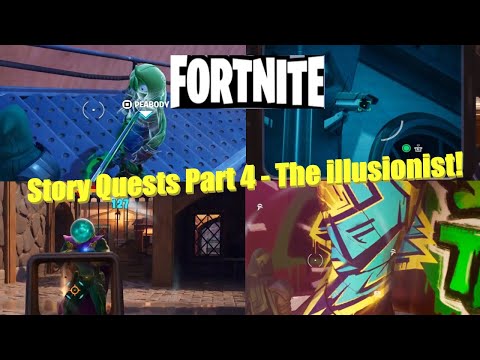 Fortnite Marvel Story Quests Part 4 - The illusionist! Week 4 Storyline.