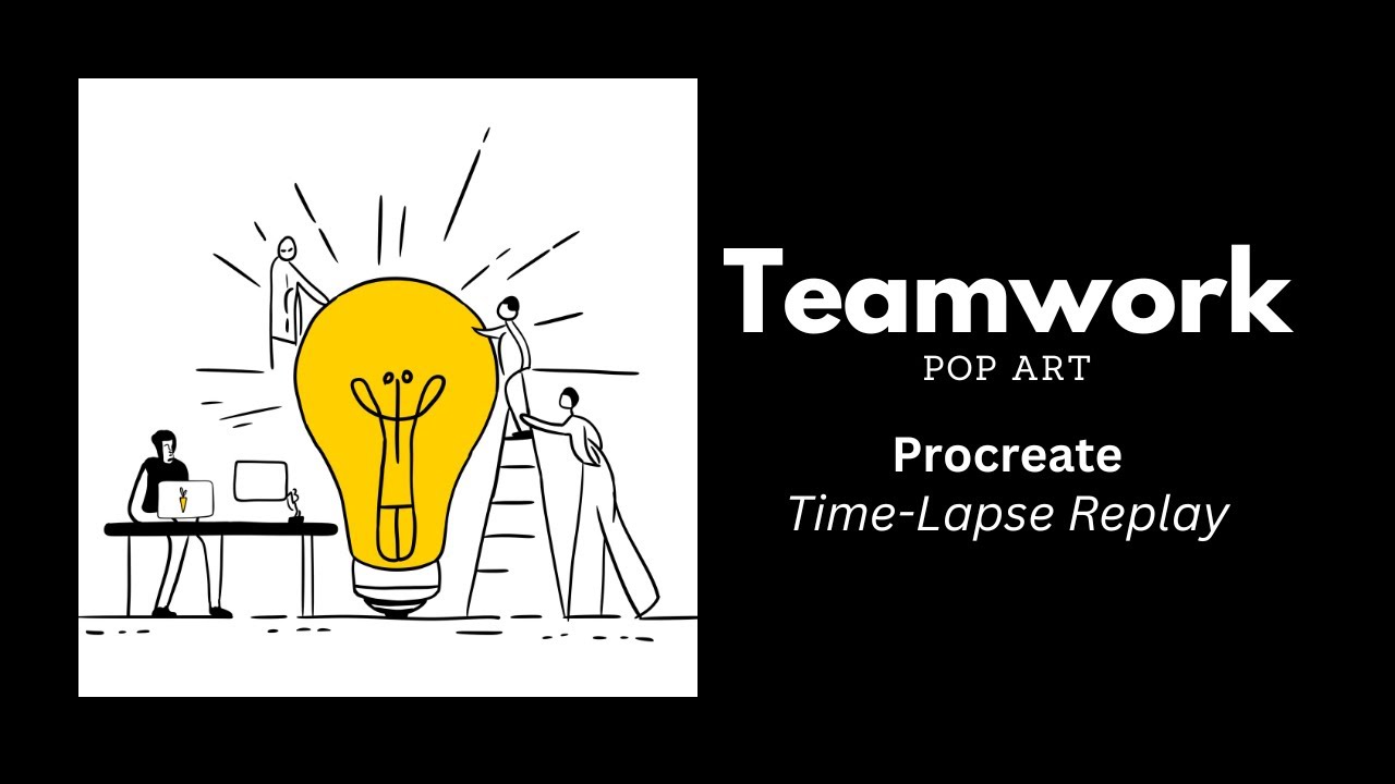 Teamwork Pop Art (#shorts)