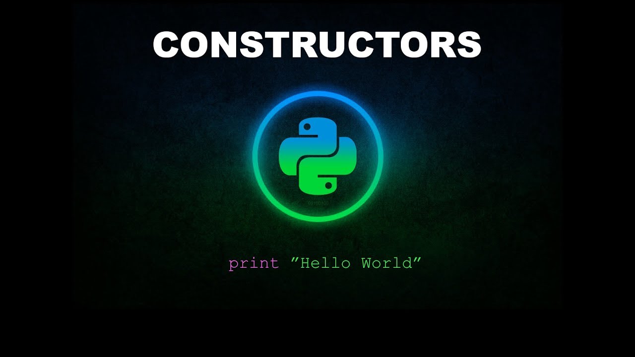 Constructor New & Init Method - Python Programming