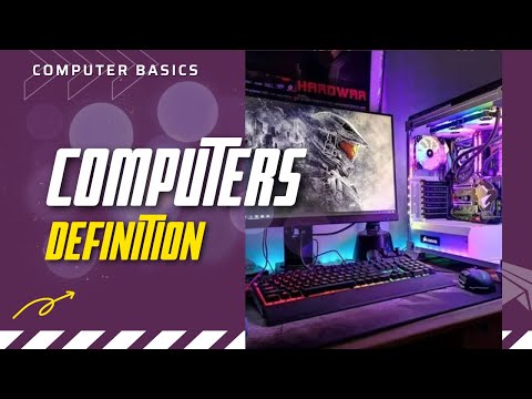 What is computer?, Introduction to computers, Computer's Definition, Information Technology.