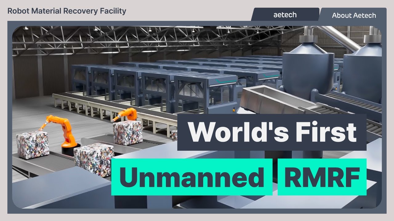 [AETECH] World's first AI-based unmanned recycling sorting system 'airo-mrf'