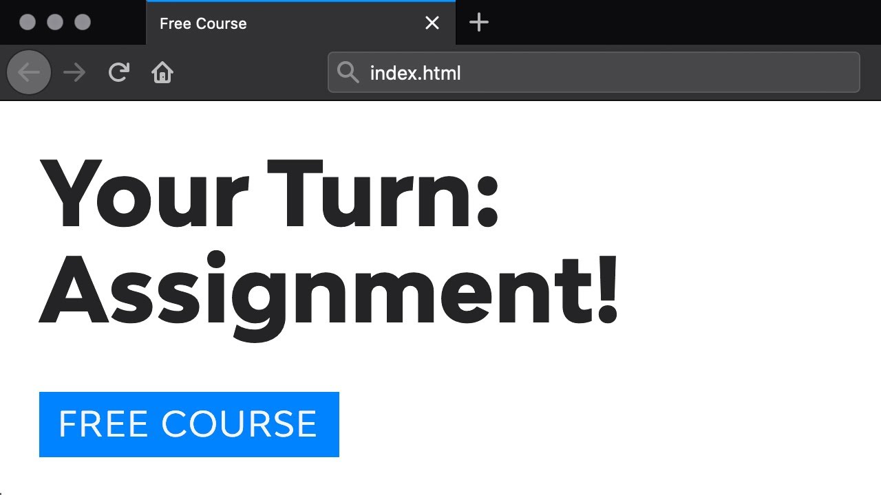 Day 13: An Assignment (30 Days to Learn HTML & CSS)