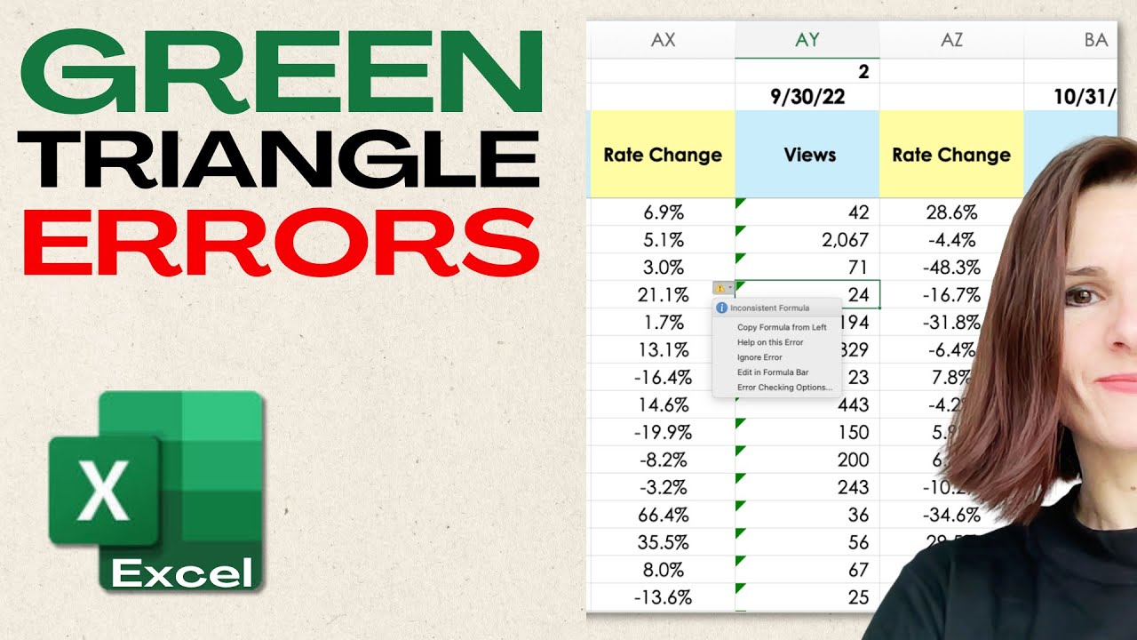 How to Remove Green Triangle Errors in Excel (4 Methods)
