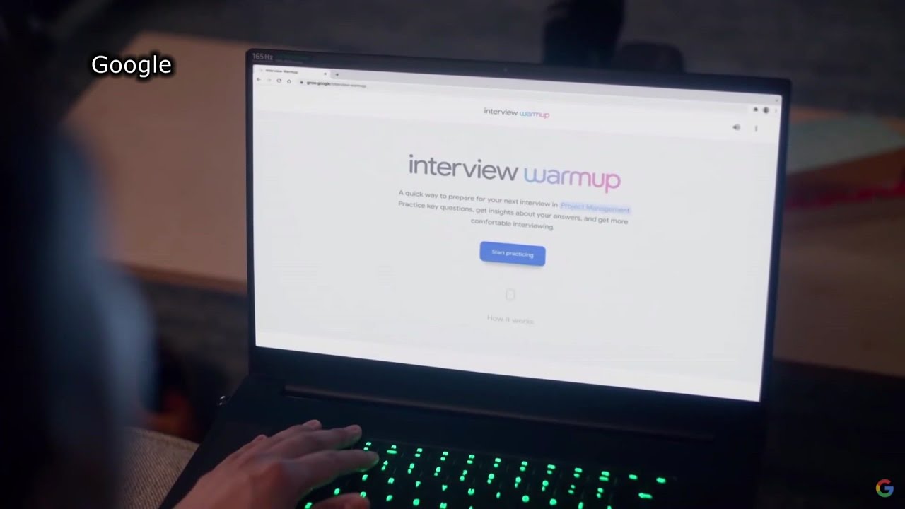 Google AI helps you practice a job interview