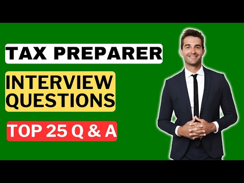 Tax Preparer Interview Questions and Answers for 2025
