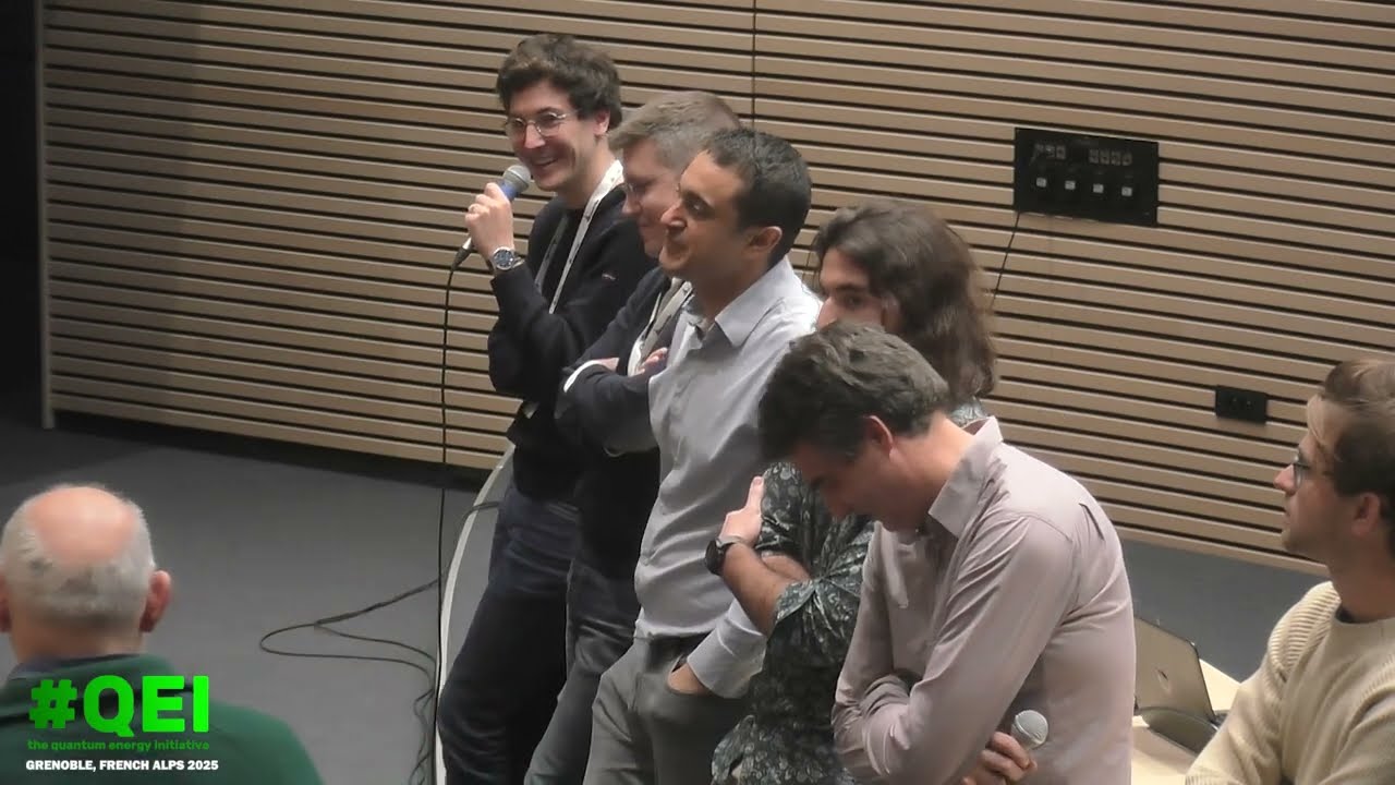 Industry round table of QEI2025 - IBM Quantum, Quobly EDF, Quandela, Qilimanjaro and Pasqal