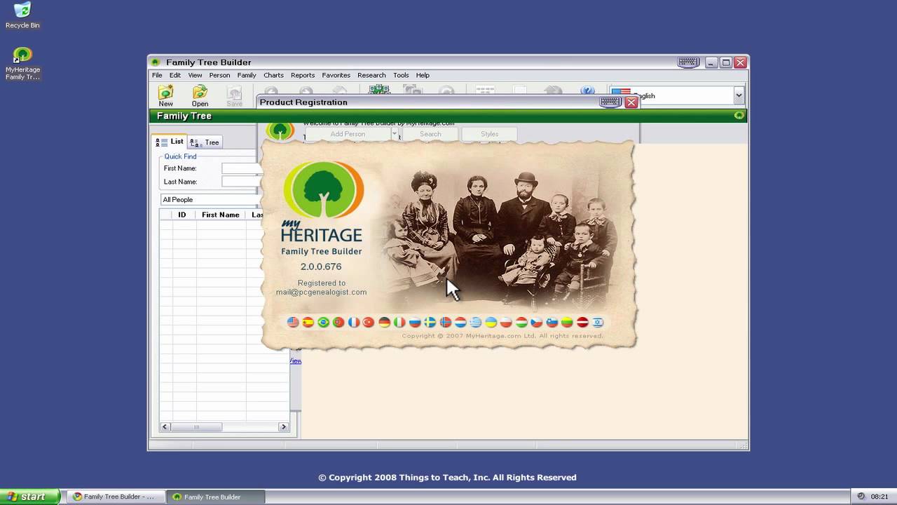 Installing Family Tree Builder