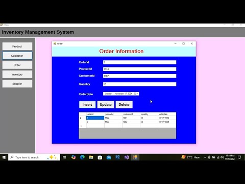 Inventory Management System Using C#.Net