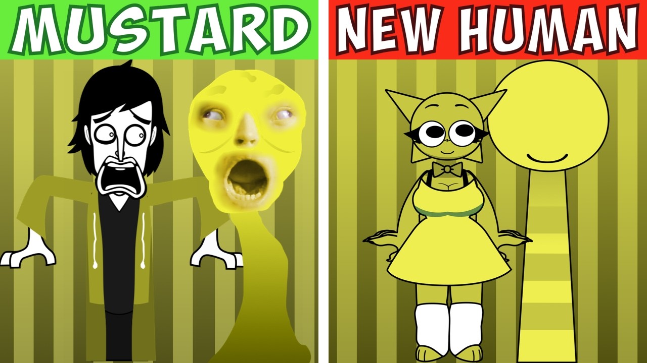 Incredibox Sprunki | Mustard VS NEW HUMAN