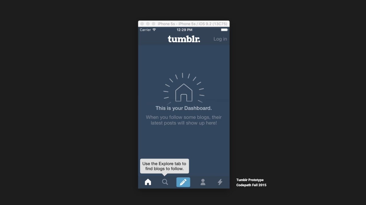 Tumblr Prototype