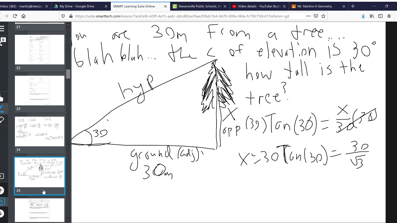 Trigonometry - HW#5 Walkthrough