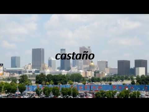How to say brunette in Spanish? castaño