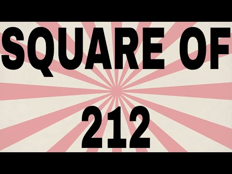SQUARE OF 212