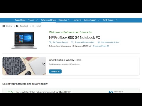 HP ProBook 650 G4 – Download & Install Drivers for Windows 10/11