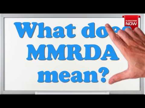 What is the full form of MMRDA?