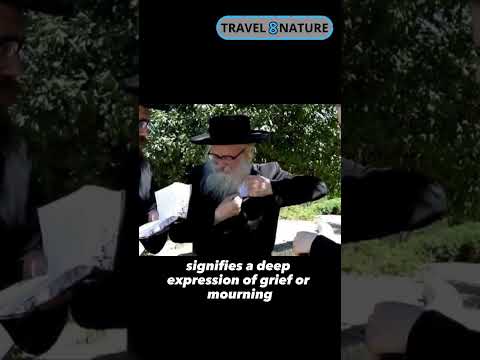 Jewish Clothing Tear Ritual | Tradition, Custom, Symbolism #shorts #didyouknow