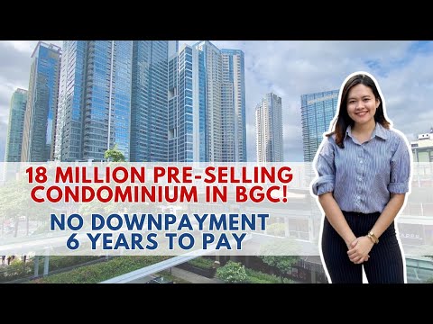 18 MILLION CONDOMINIUM PRE-SELLING CONDO IN BGC - NO DOWNPAYMENT! #investment #realestate