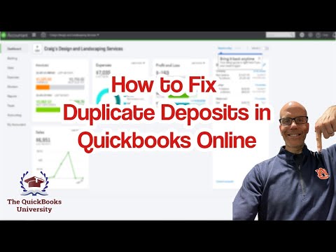How to Fix Duplicate Deposits in Quickbooks Online