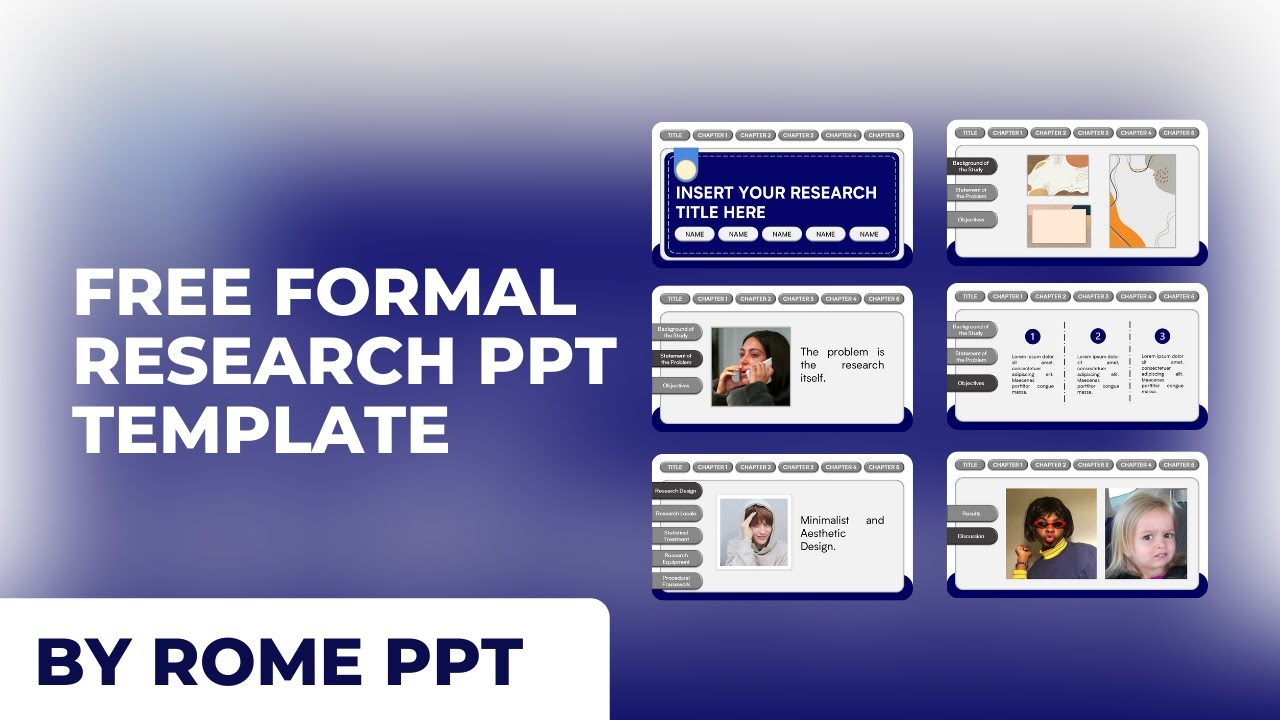 FREE Research Defense PPT Template P2 by Rome