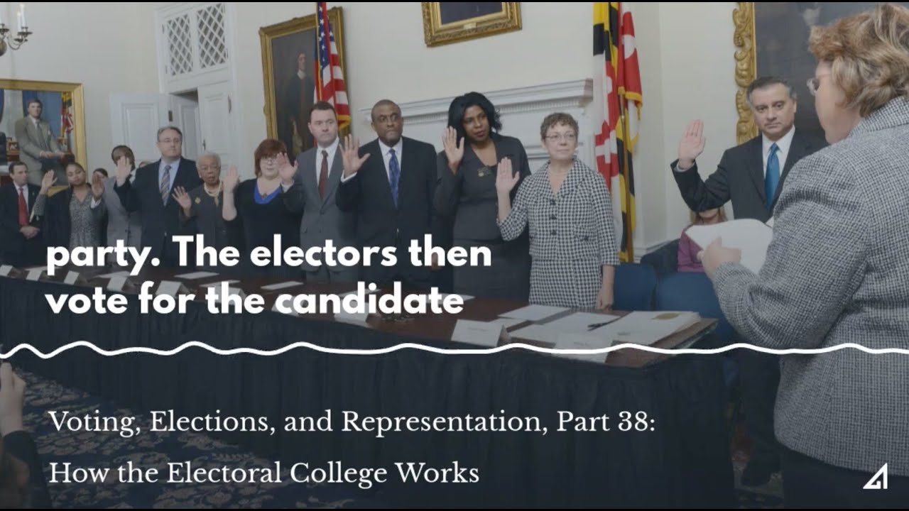 Voting, Elections, and Representation, Part 38: How the Electoral College Works