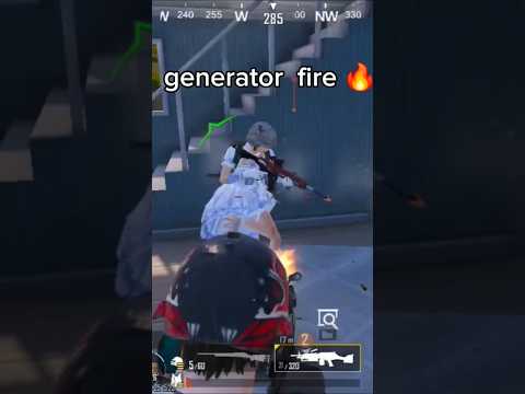 Generator fire 🔥 #bgmi #gaming #pubgmobile #pubg
