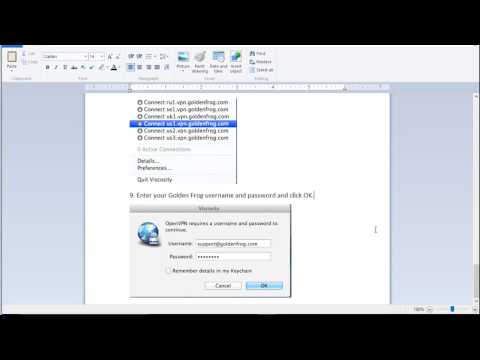 Set up VyprVPN OpenVPN on Mac OS X 10.5 - 10.7 via Viscosity