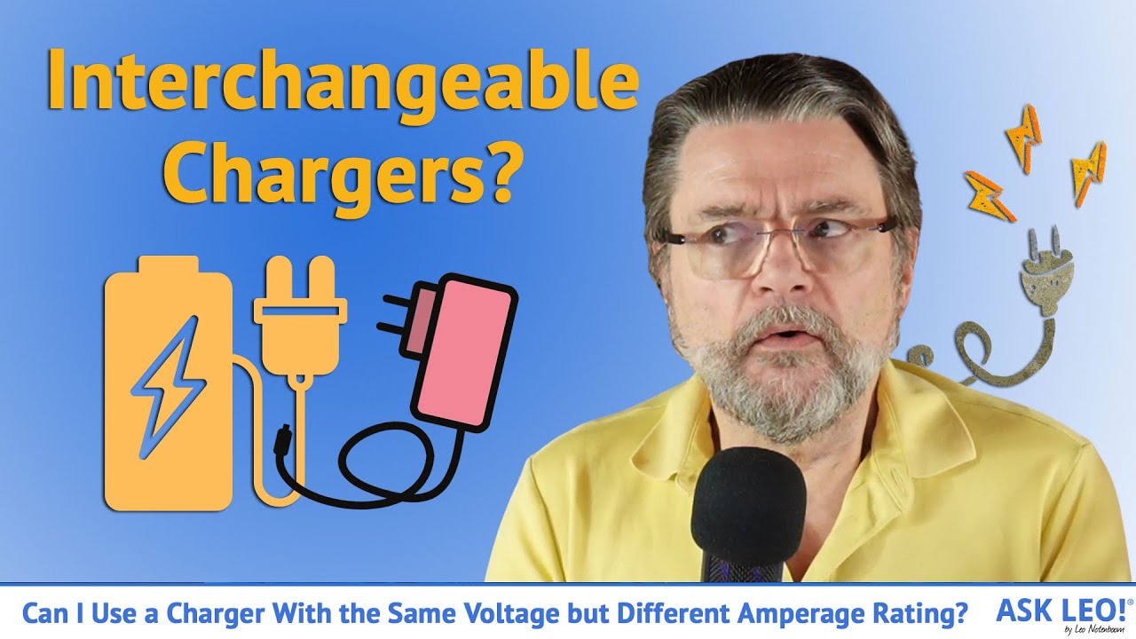 Can I Use a Charger With the Same Voltage but Different Amperage Rating?