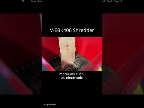 VANEST V-EBK400 Industrial Shredder for sale! #business #shredder #shredding #machine