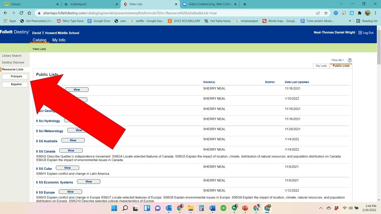 Library Basics Session 5: Finding Books with Resource Lists
