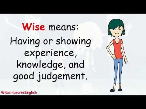 Do you know what WISE means? --- Learn English with Kevin 😁😉 #learnenglish #funenglish